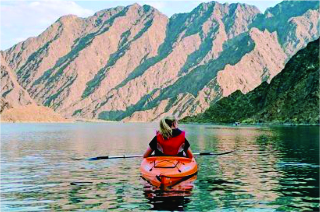 Kayaking in Dubai